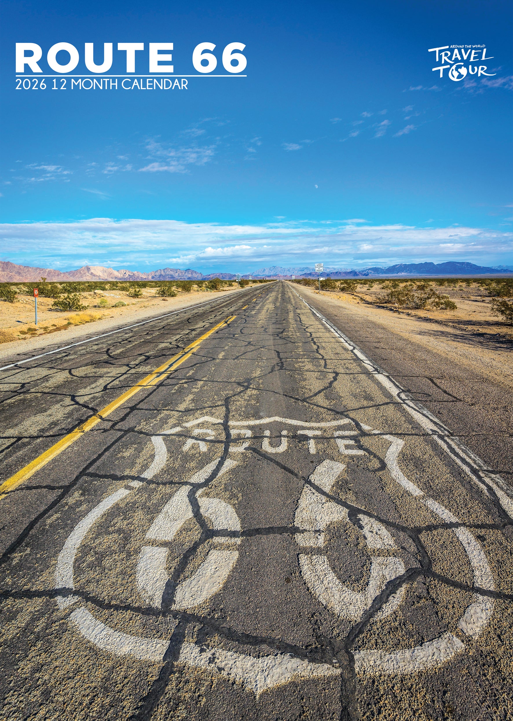 Route 66 - A3 Calendar 2026 – CalendarsRus