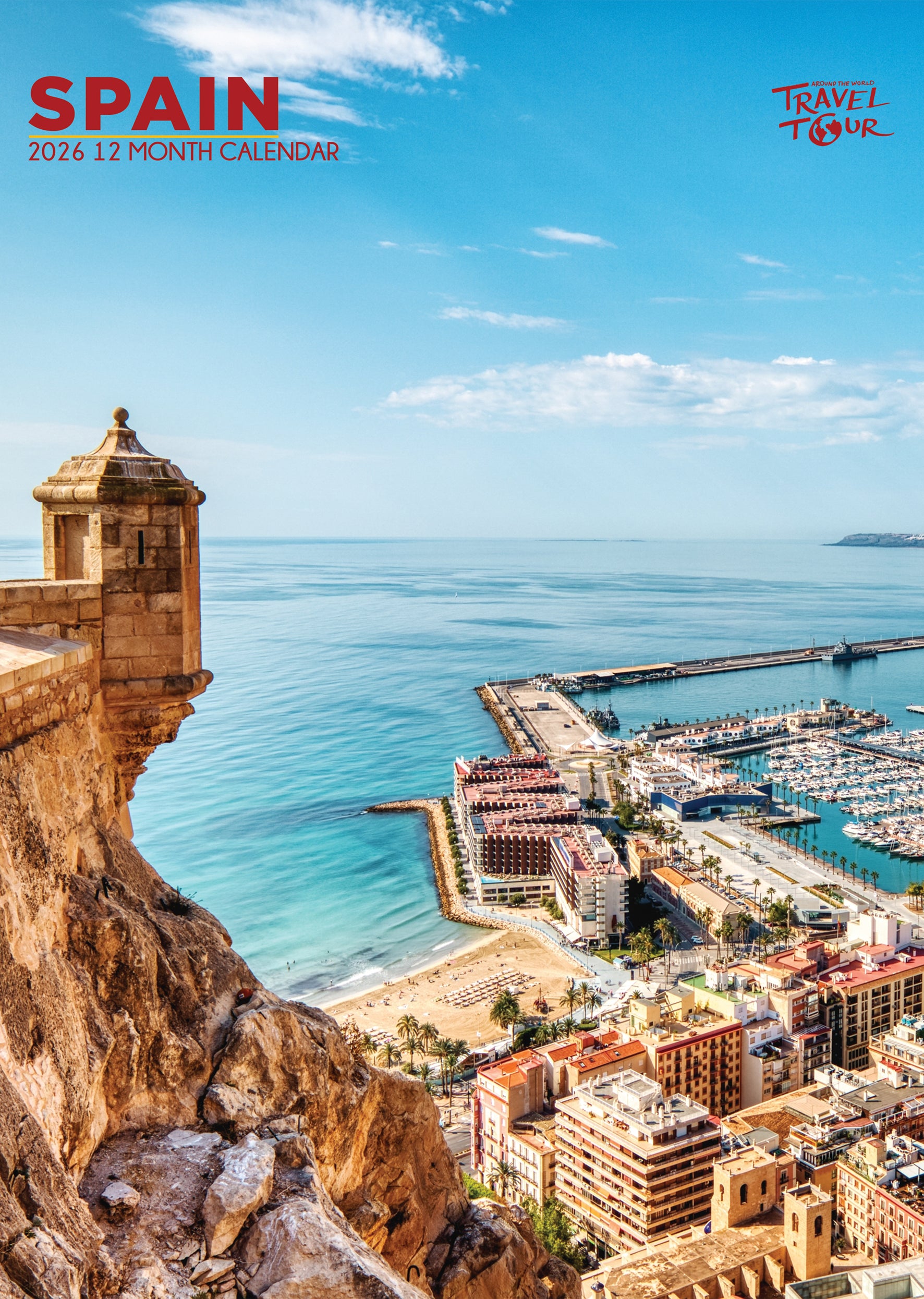 Spain - A3 Calendar 2026 – CalendarsRus