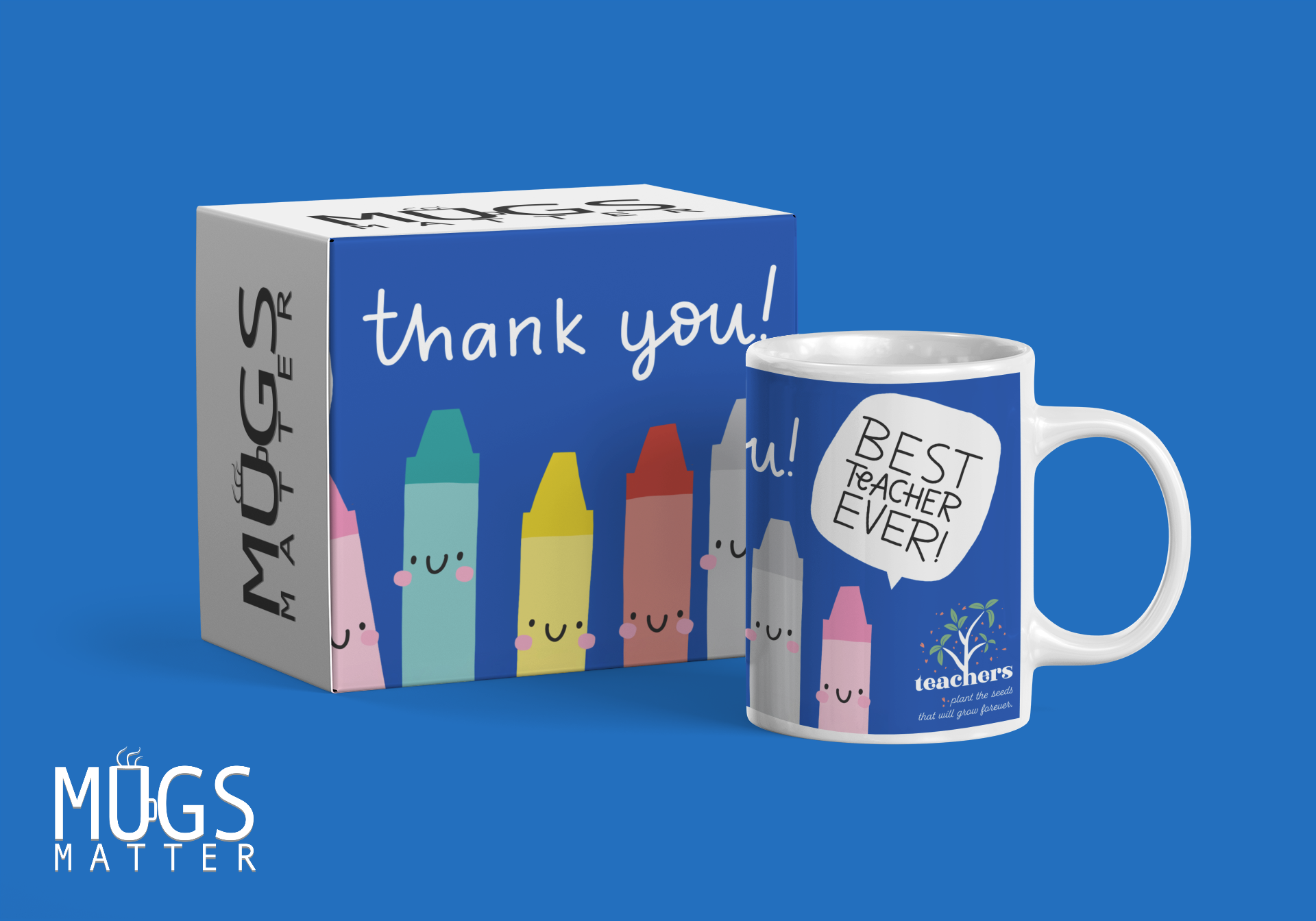 Thank You Crayons - Mugs Matter – CalendarsRus