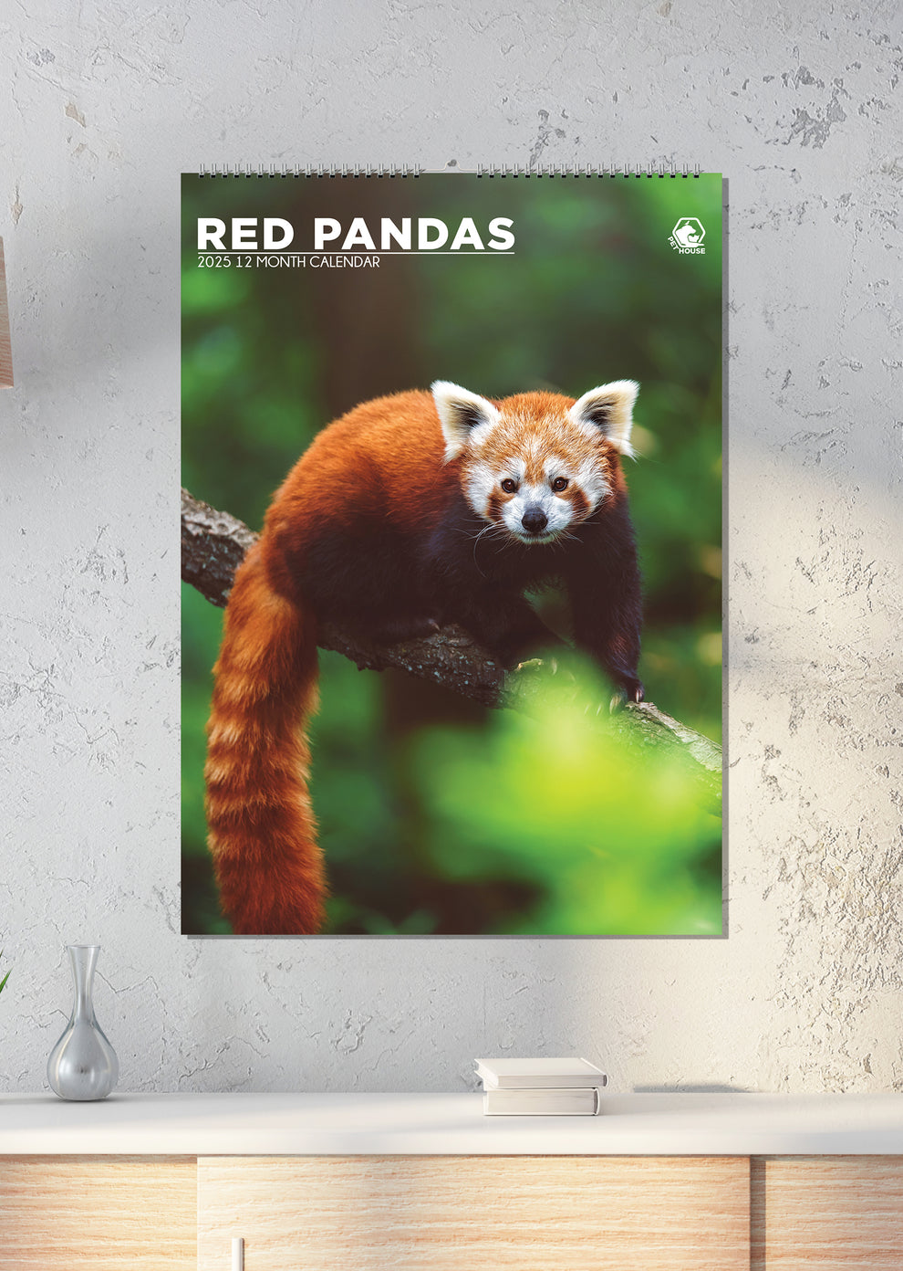 Red Panda Calendar 2025 – CalendarsRus
