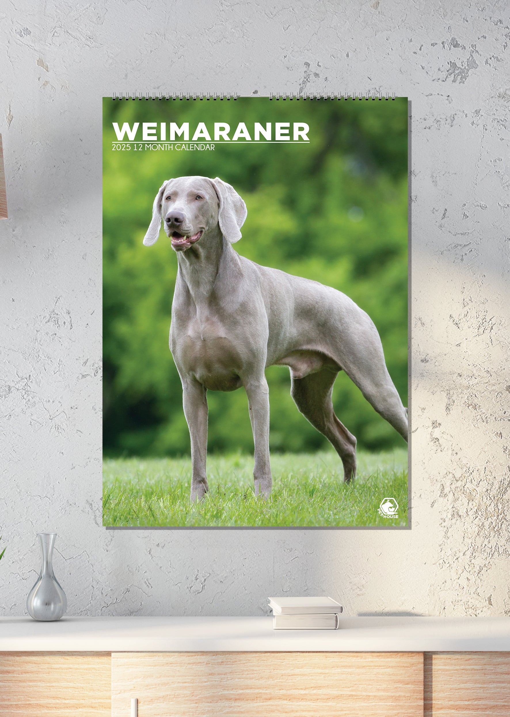 Weimaraner Calendar 2025 – CalendarsRus